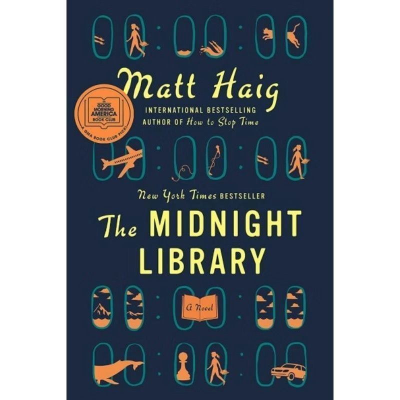 Полуночная библиотека (The Midnight Library) Бестселлер от Мэтт Хейга Роман о жизни и выборах | Matt Crim