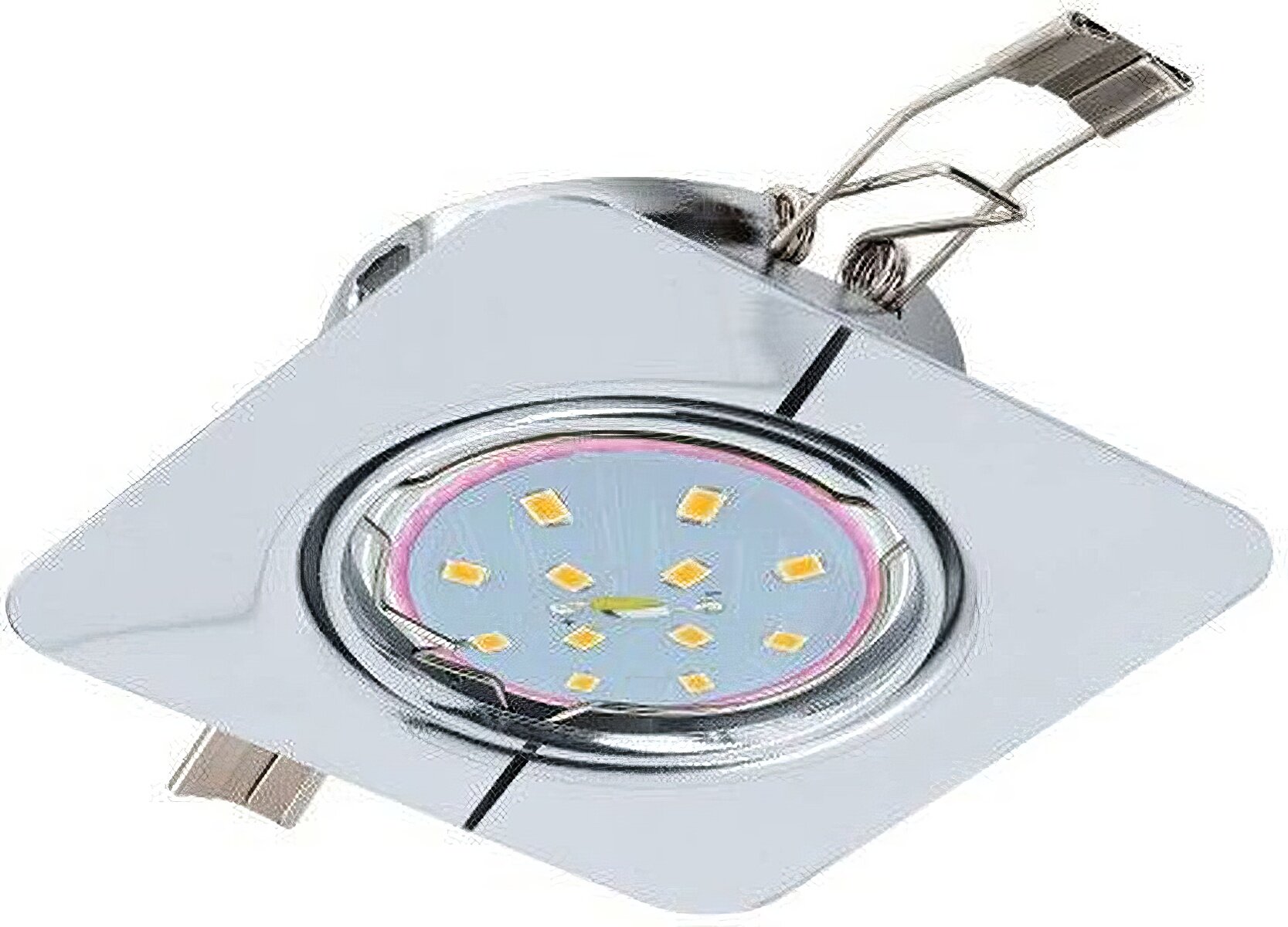 Встраиваемый светильник PENETO, 1x5W (GU10), 87х87, сталь, хром