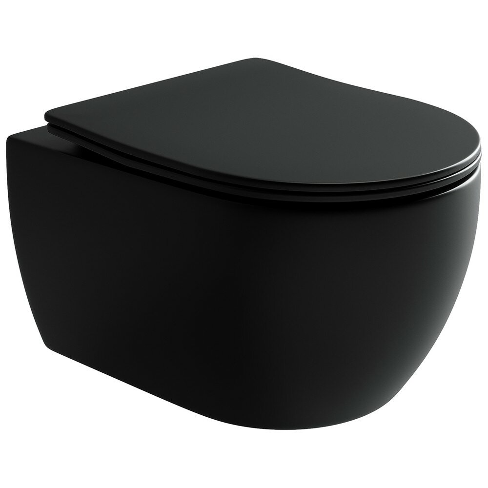 Унитаз подвесной Ceramica Nova Play CN3001MB безободковый