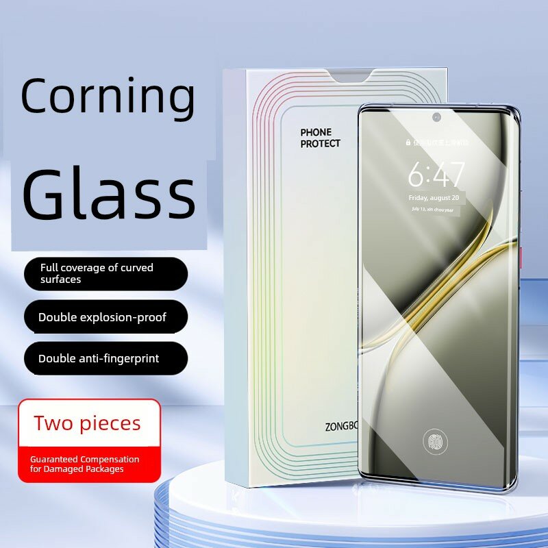 Защитная пленка из стекла Corning для OnePlus Ace 3 Pro с улучшенной защитой от падений, без отпечатков пальцев,