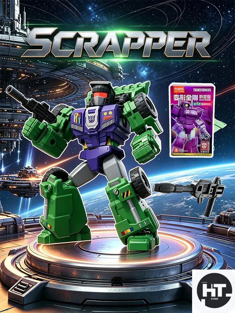 Blokees Transformers Scrapper, выбранная фигурка, собираемая модель робота Десептикон, фигурка для сборки с аксессуарами, часть для сборки Деструктора