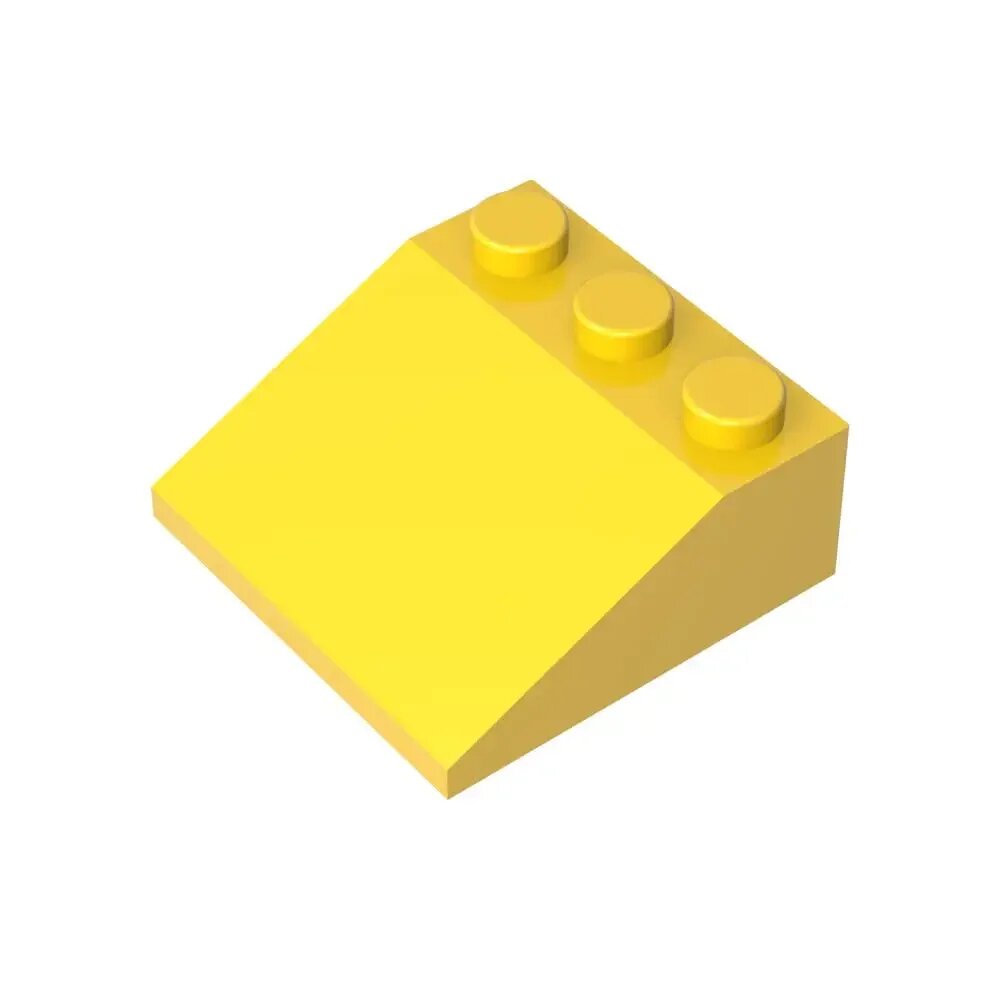 Gobricks 1 шт. 4161 MOC наклон 3x3 кирпичи наклон, совместимые с деталями моделей, строительные блоки, детская развивающая игрушка-головоломка в подарок