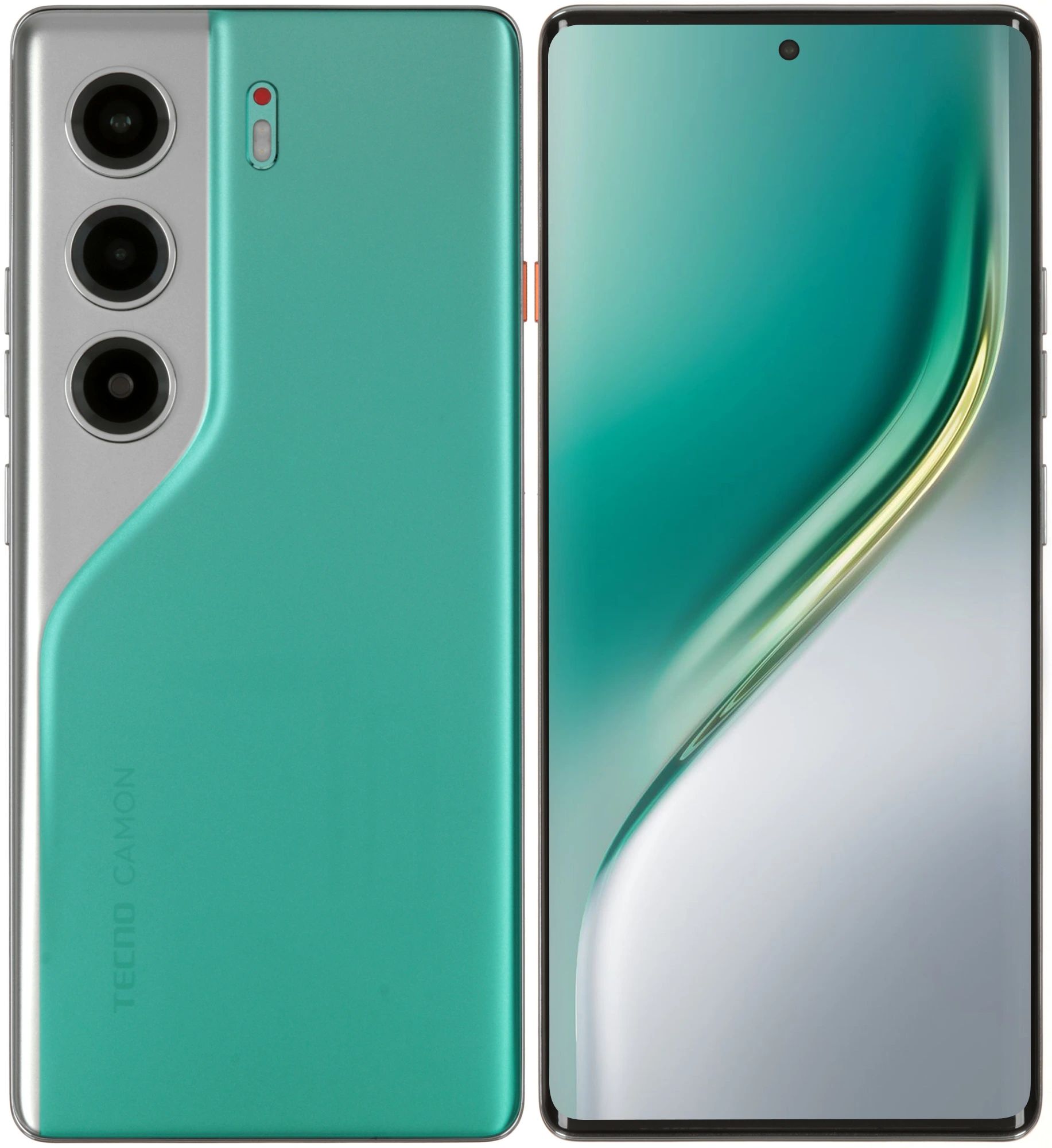 6,78" Смартфон Tecno CAMON 40 Pro 8/256 ГБ (4894947068652) 2025, зеленый - 8 x 2,2 Ггц, 8 ГБ, 2 SIM, AMOLED, 2436x1080, 50 Мп, 4G (LTE), 5200 мАч