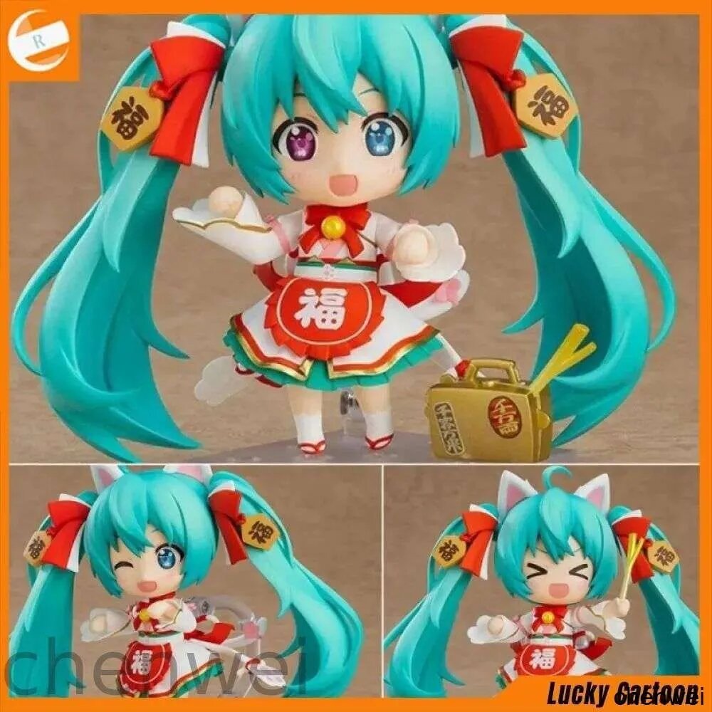 Фигурка вокалоид: Мику Хацунэ / VOCALOID Miku Hatsune Maneki Miku Ver. Нендороид (10 см) 1777