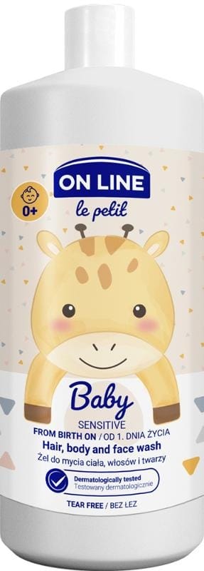 Гель для душа On Line Le Petit Baby Sensitive, 850 мл