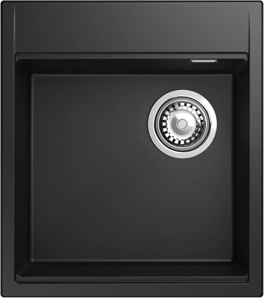 Кухонная мойка Rivelato Tesoro TR-455-R nero 45x51 см, черный
