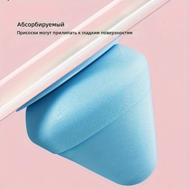Силиконовый массажный шарик для фасции, синий, 1 шт. Эргономичная цилиндрическая форма с гладкой поверхностью для рук, ног, талии, спины, плеч и шеи