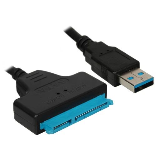 Адаптер Cablexpert USB3.2 Gen1 на SATA 2.5 HDD/SSD, Sata3, 5 Гбит/с, длина 0.3м, пакет A-USB3-SATA3-2.5