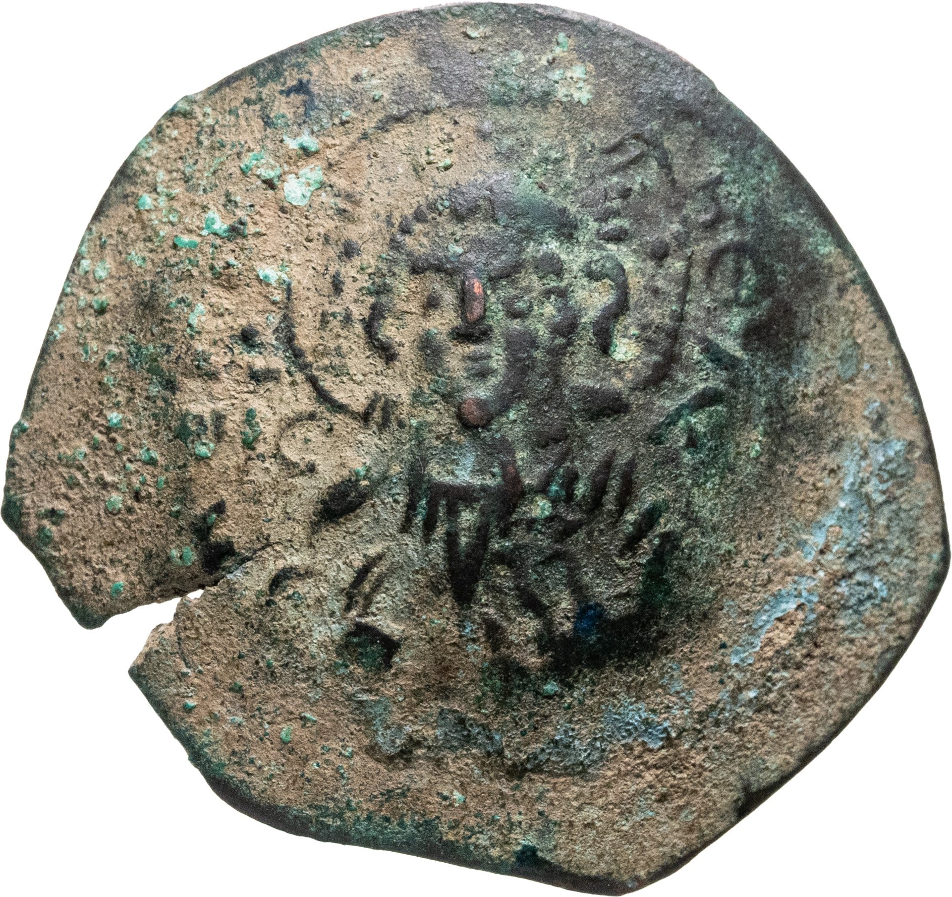 Византийская империя, Алексей III Ангел-Комнин, 1195-1203 годы, Трахея Аспрон, Биллон, в сохранности VF-XF