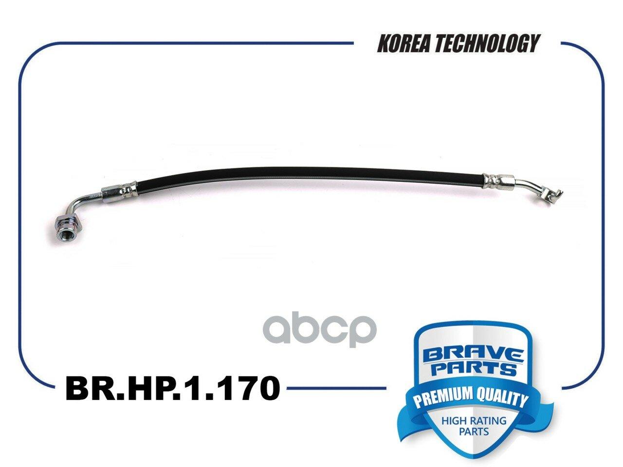 Шланг тормозной задний левый Creta 2WD BRAVE арт. BRHP1170
