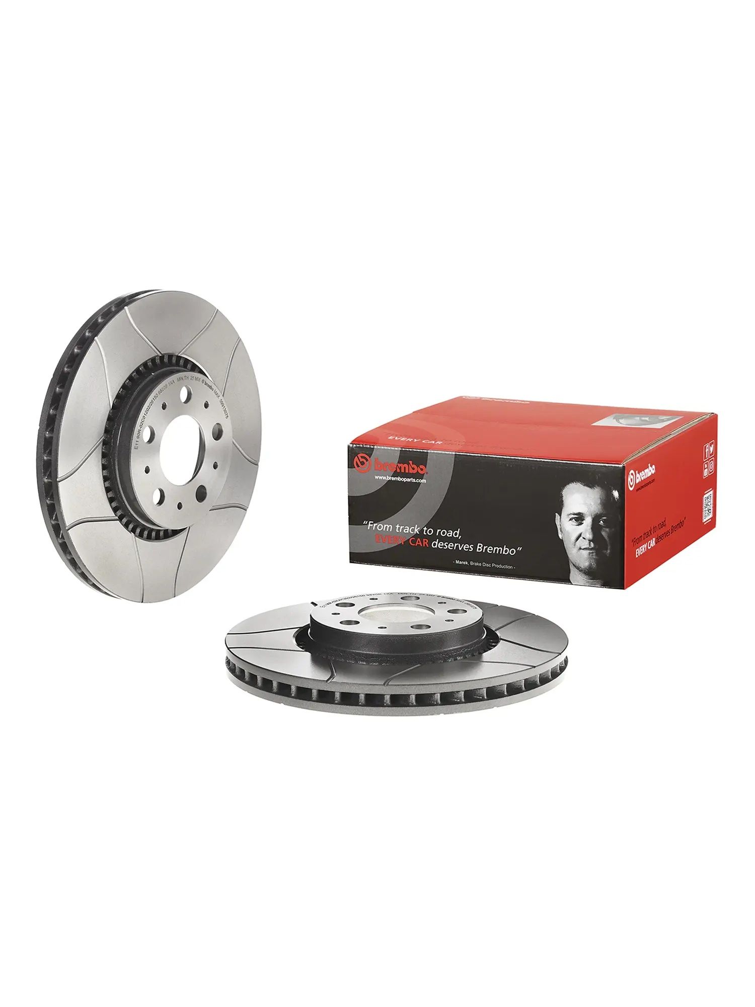 Диск тормозной вентилируемый передний BREMBO (09.9130.75) Xtra Max