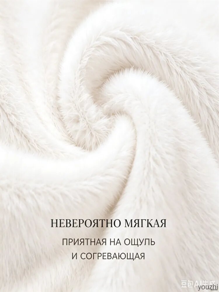 Палантин , белый — фото 1