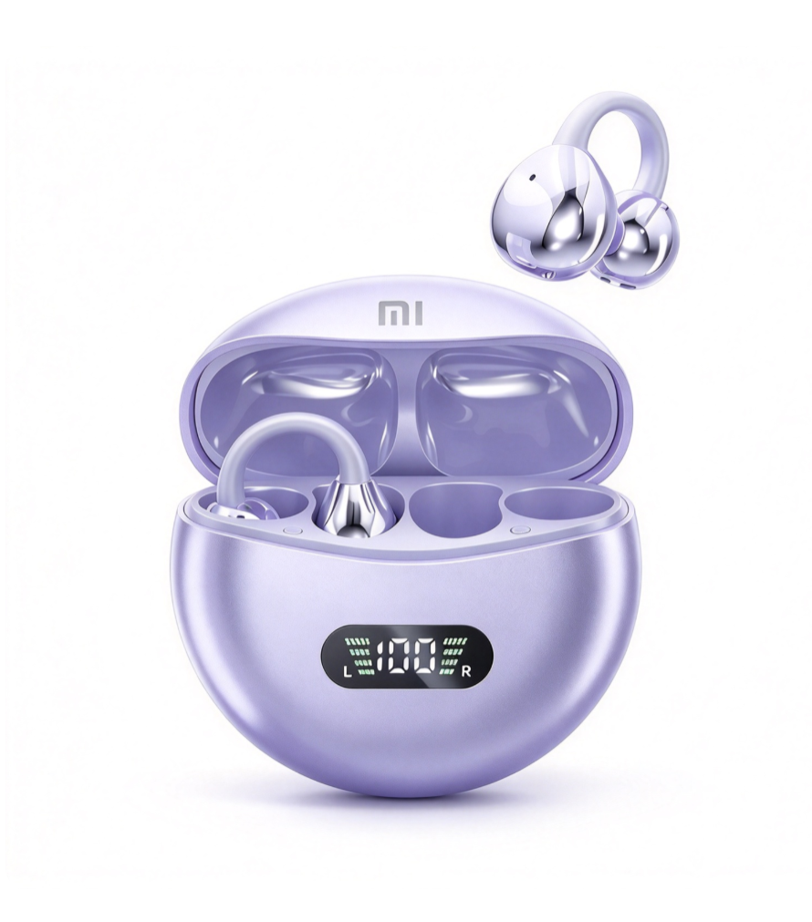 Беспроводные TWS-наушники Xiaomi M79 с костной проводимостью, Bluetooth 5.4, Purple Pearl, лиловый /сиреневый/фиолетовый