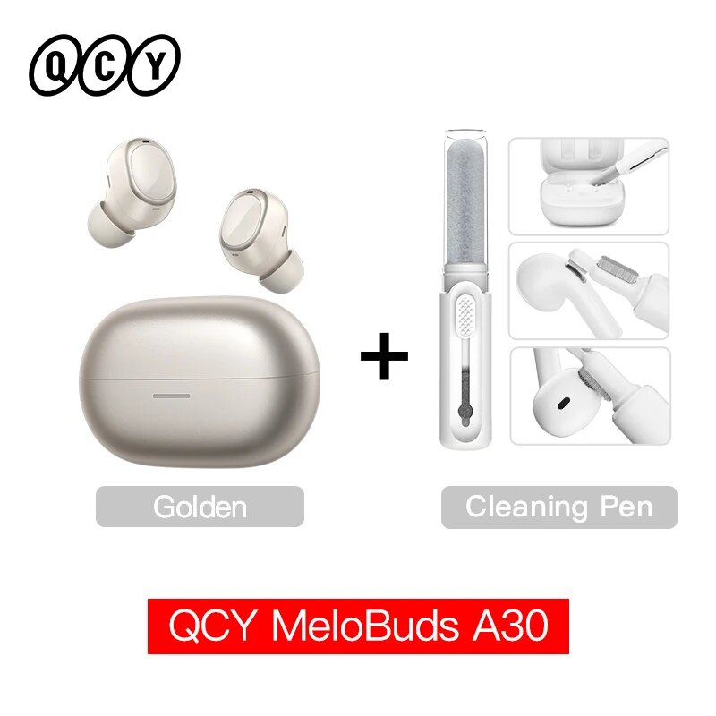 Беспроводные внутриканальные наушники с ANC Bluetooth черные MeloBuds A30