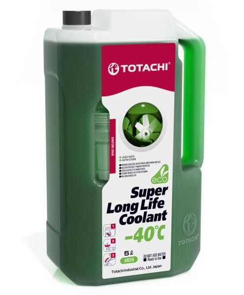Антифриз готовый раствор 5 л Super LLC Green зеленый / Totachi 41605