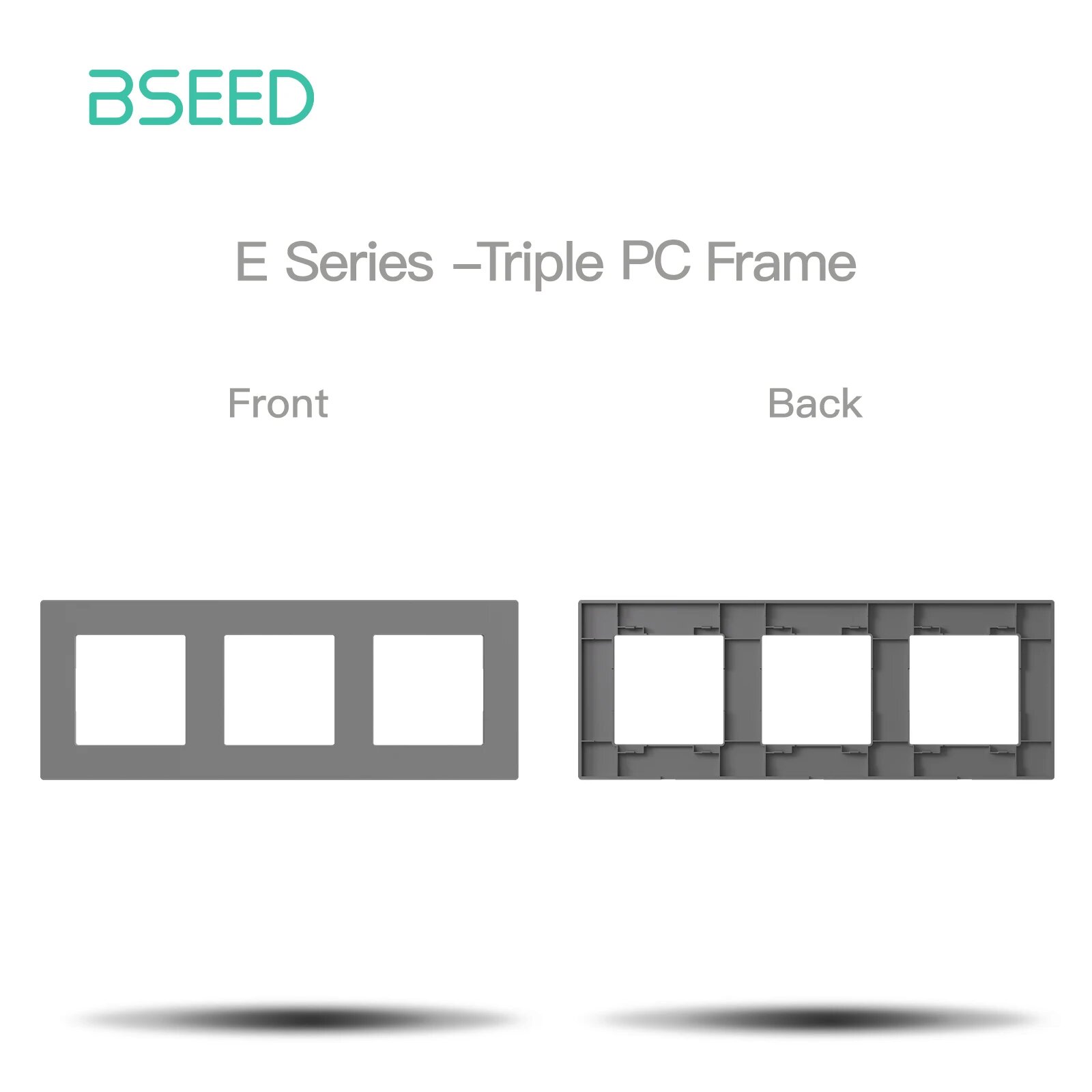 Пластиковая рамка BSEED для панелей E-серии 86 мм, белая 228mm Gray