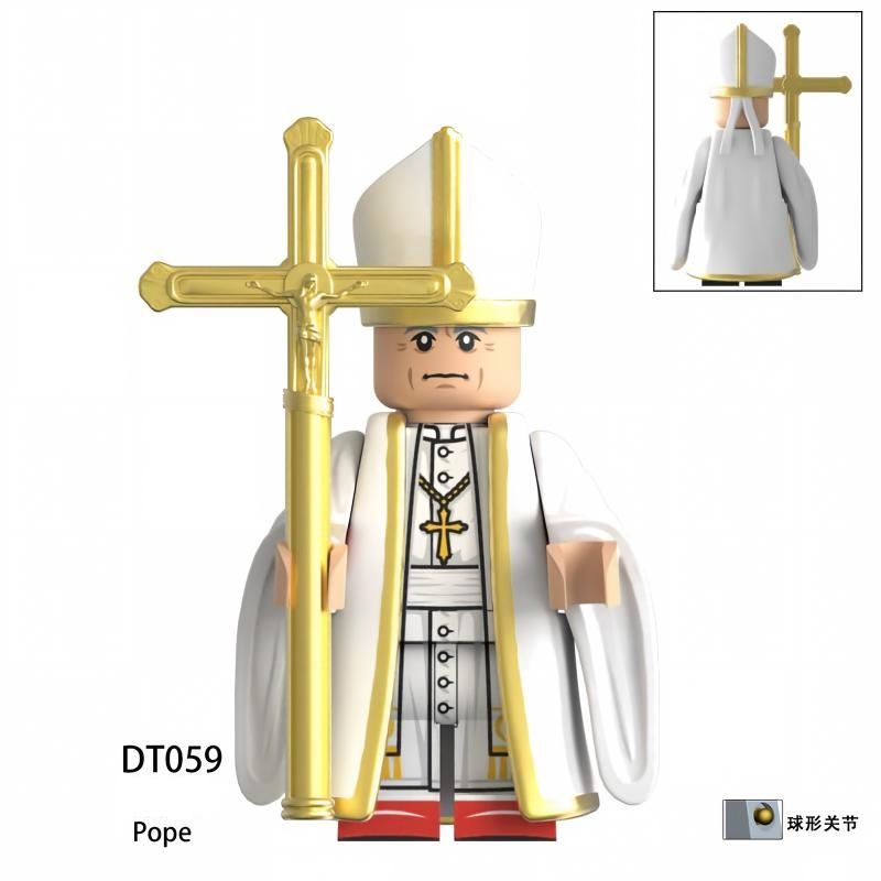Набор минифигурок Рыцари Тамплиеры / Crusader Teutonic Military series Knights совместимы с конструктором (4.5см, пакет) DT8910 DT8911