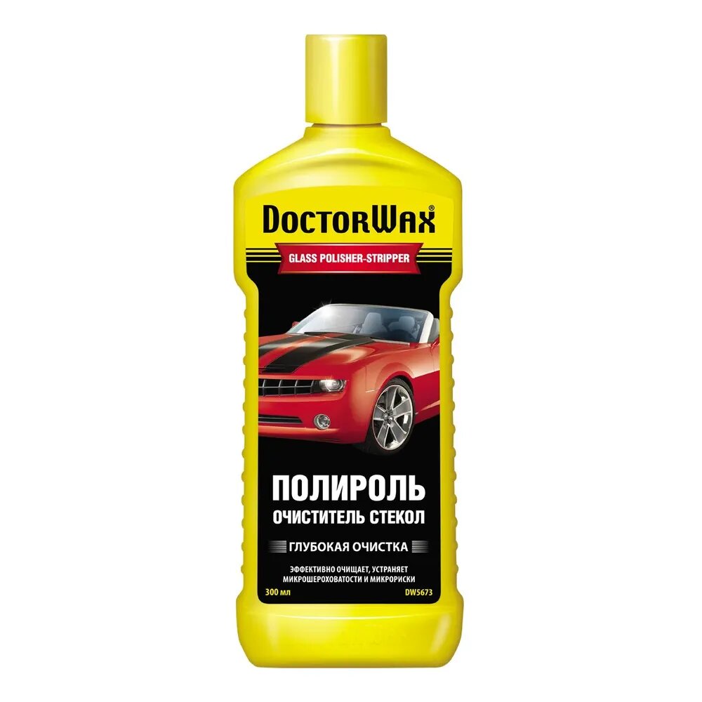 DoctorWax Полироль-очиститель стекла DW5673 / 300 мл.
