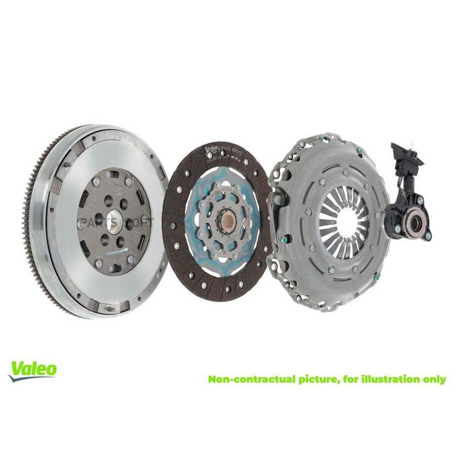 Комплект сцепления от официального дистрибьютора, VALEO, артикул 837397