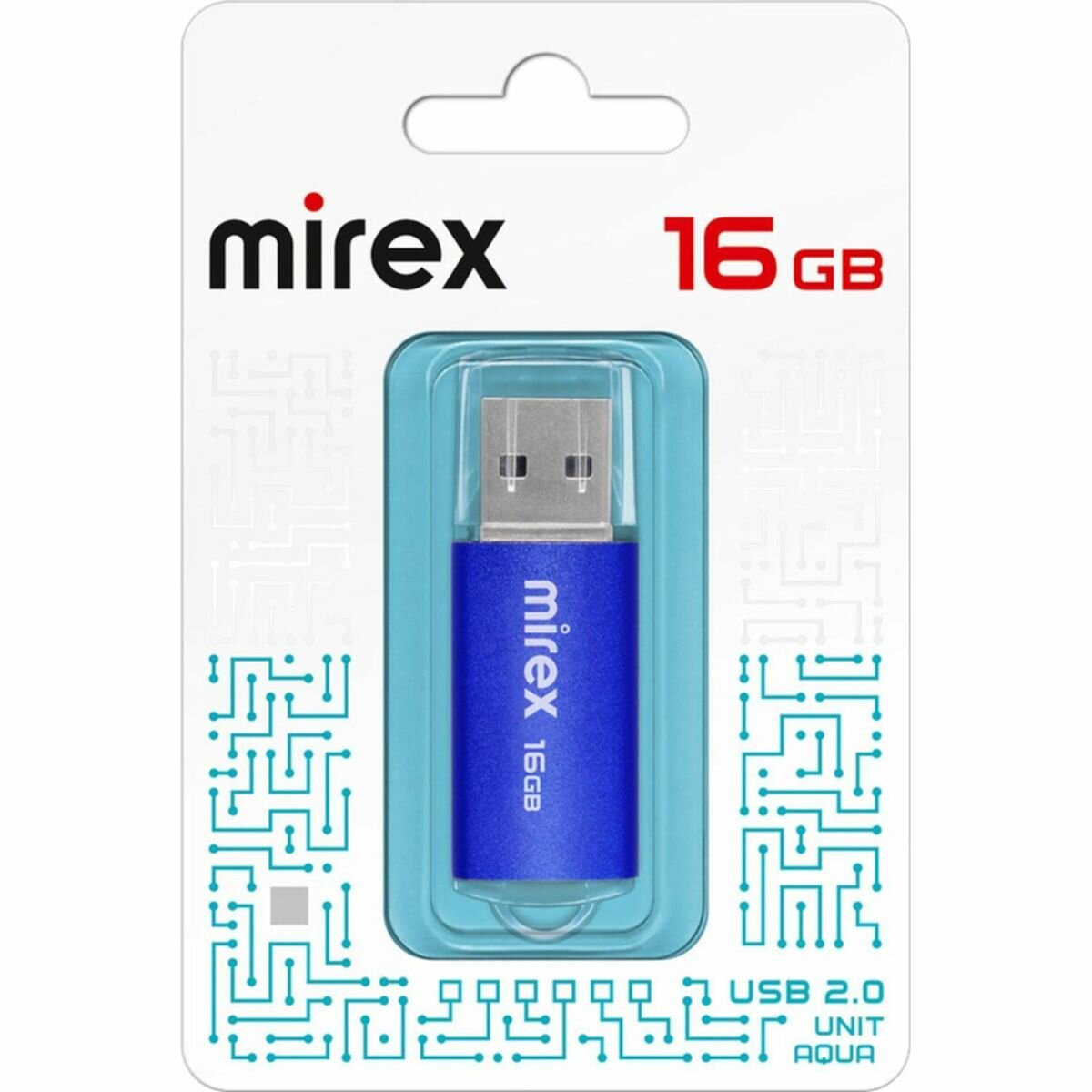Флеш-память USB Mirex USB UNIT AQUA 16Gb (13600-FMUAQU16) (1835853)