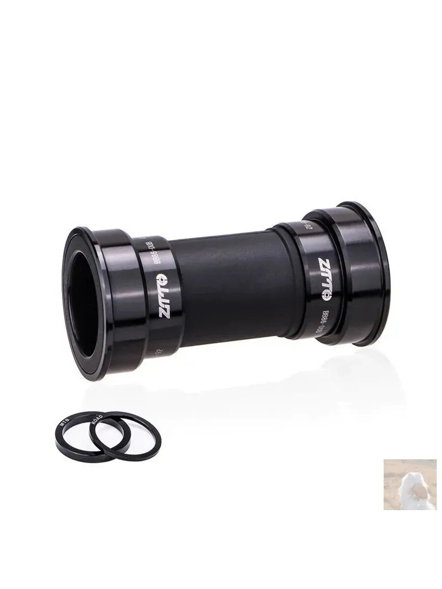 Каретка велосипедная ZTTO PressFit BB86/92 под вал DUB 29 мм, черная