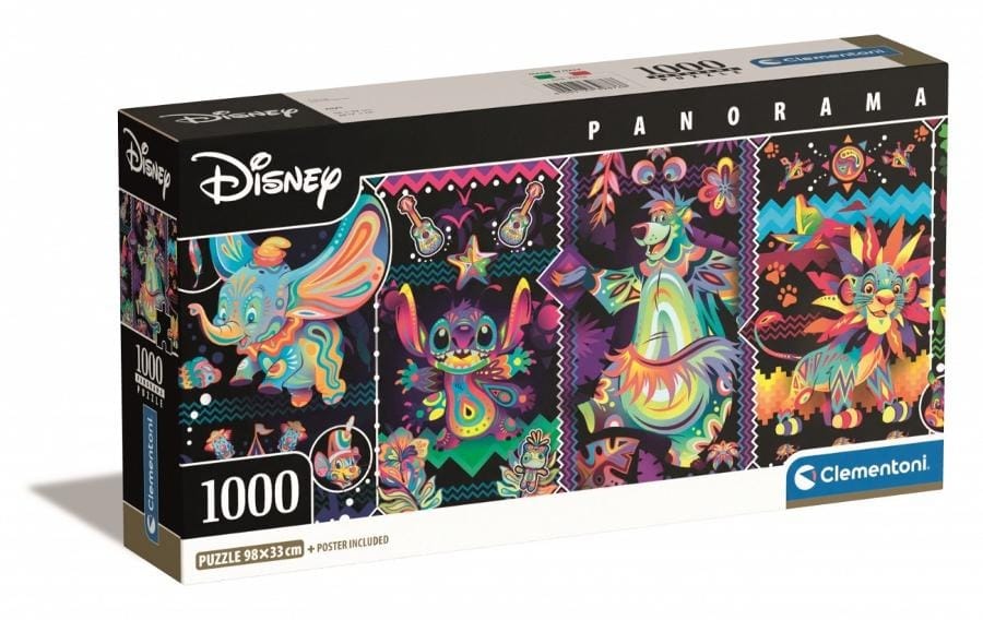 Пазл Clementoni Panorama Disney Joys, 1000 элементов, 98 x 33 см