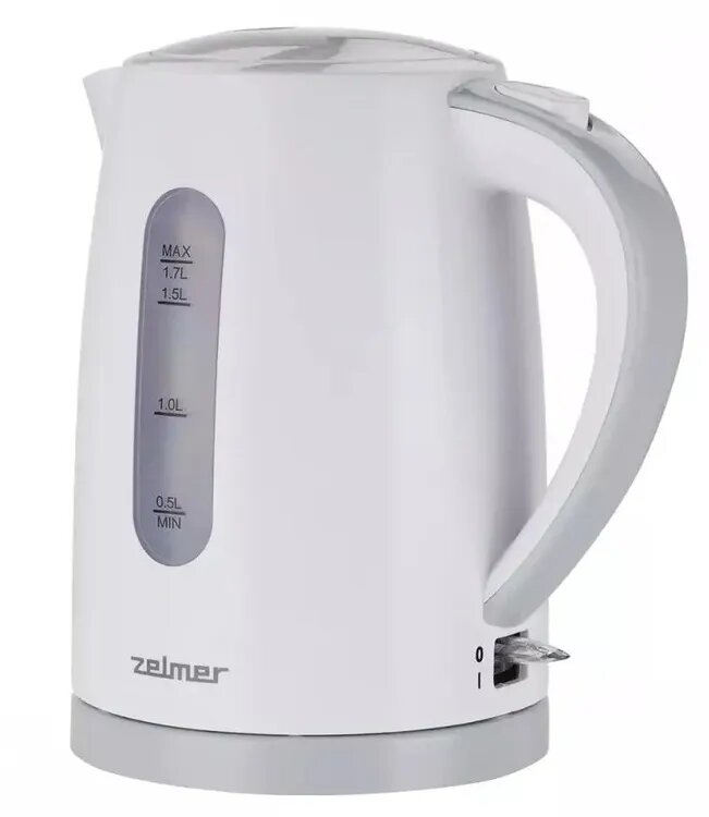 Чайник электрический Zelmer ZCK7616S, 1.7л, пластик