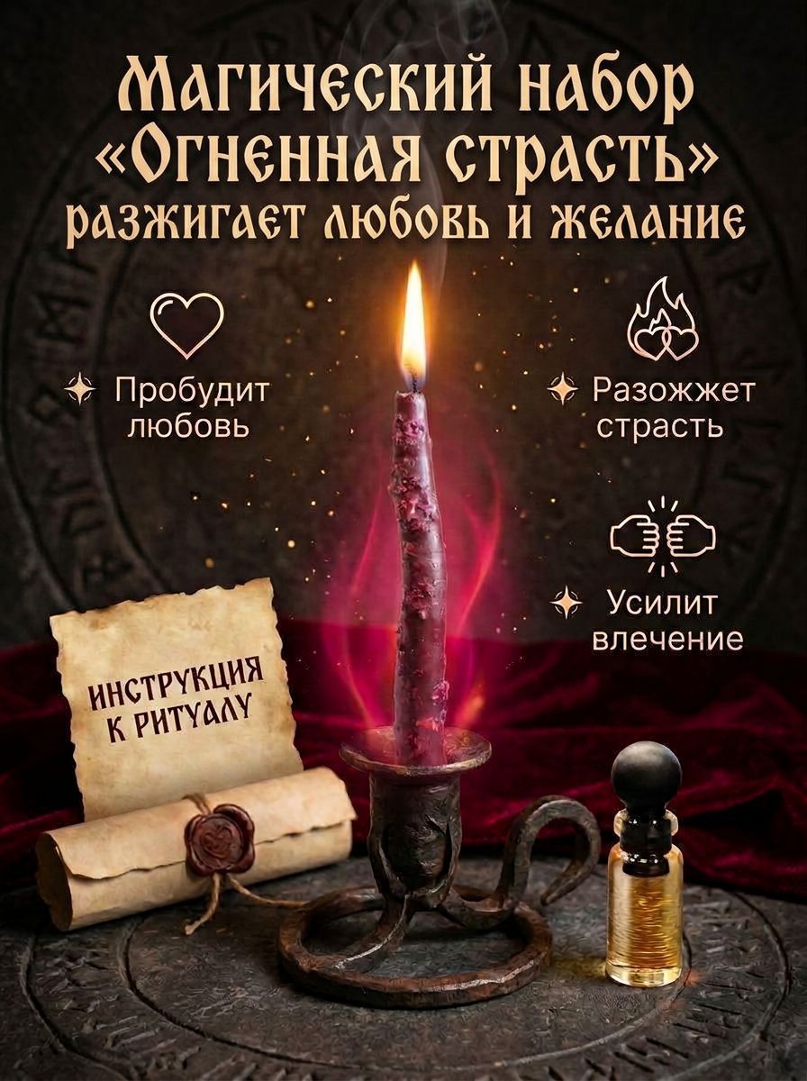 Магическая свеча "На Любовь"