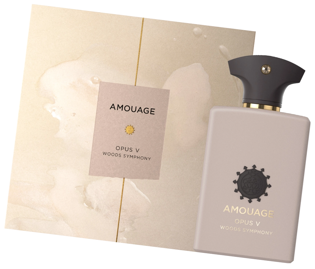 Яркий парфюм Amouage Library Collection Opus V Woods Symphony сэмпл 2 / Парфюмерная вода Амуаж Опус 5 пробник