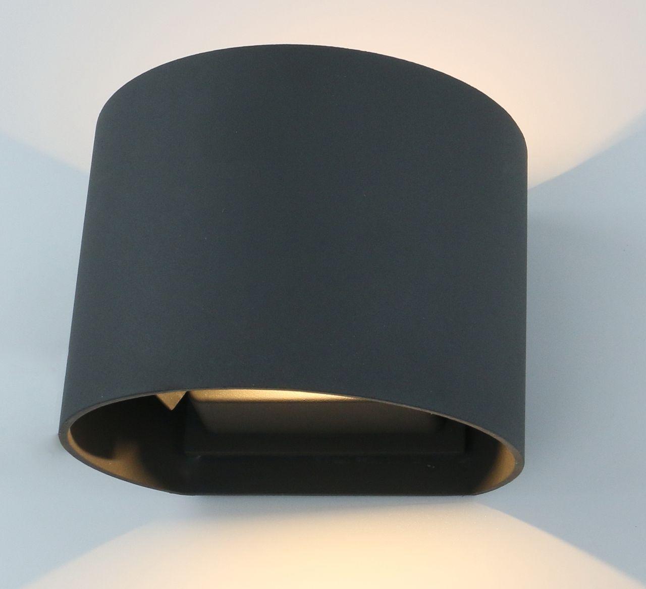 Уличный настенный светодиодный светильник Arte Lamp Rullo A1415AL-1GY