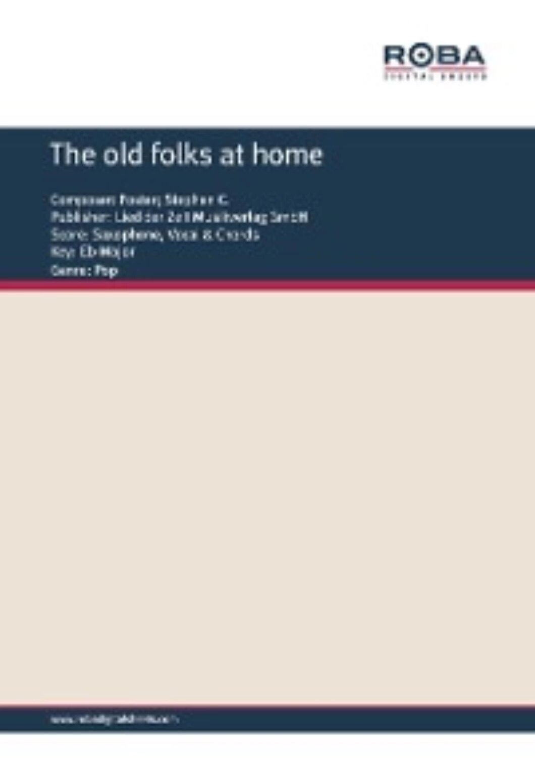 The old folks at home [Цифровая книга]