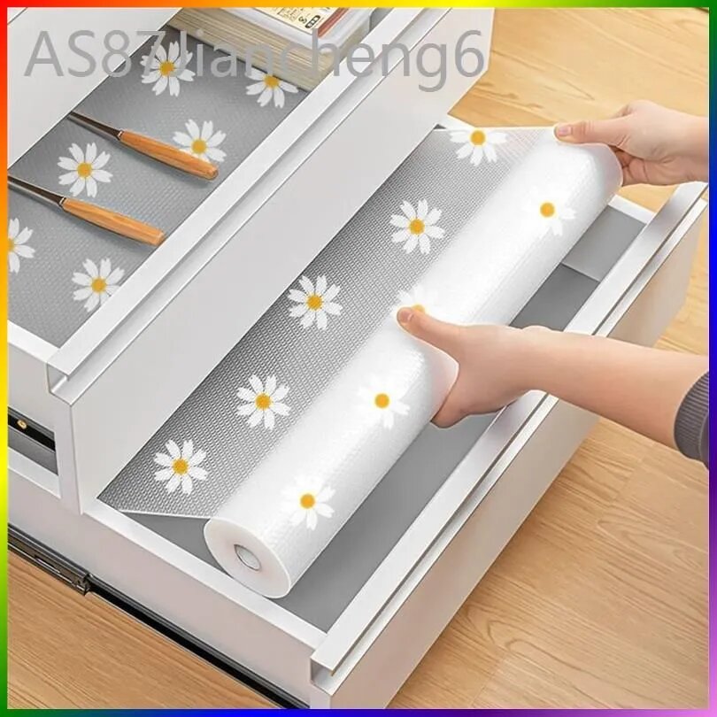Коврик для кухонных полок 30x200 см abs пластик белый