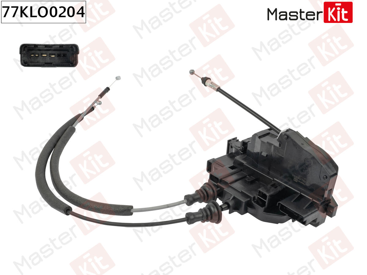 Замок двери зад. лев. hyundai santa fe ii (cm) 2005 - 2012 (MASTERKIT 77KLO0204)