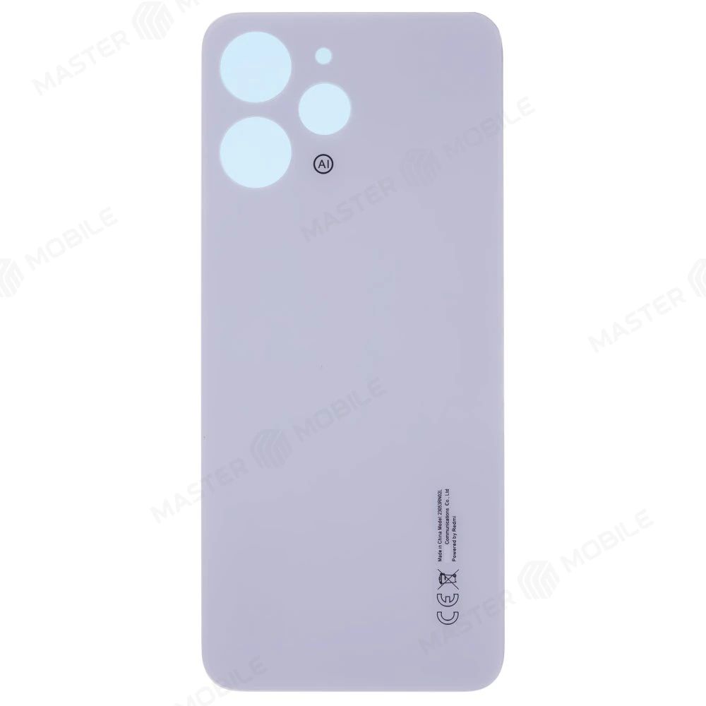 Задняя крышка для Xiaomi Redmi 12 4G (23053RN02Y) (серебристый)