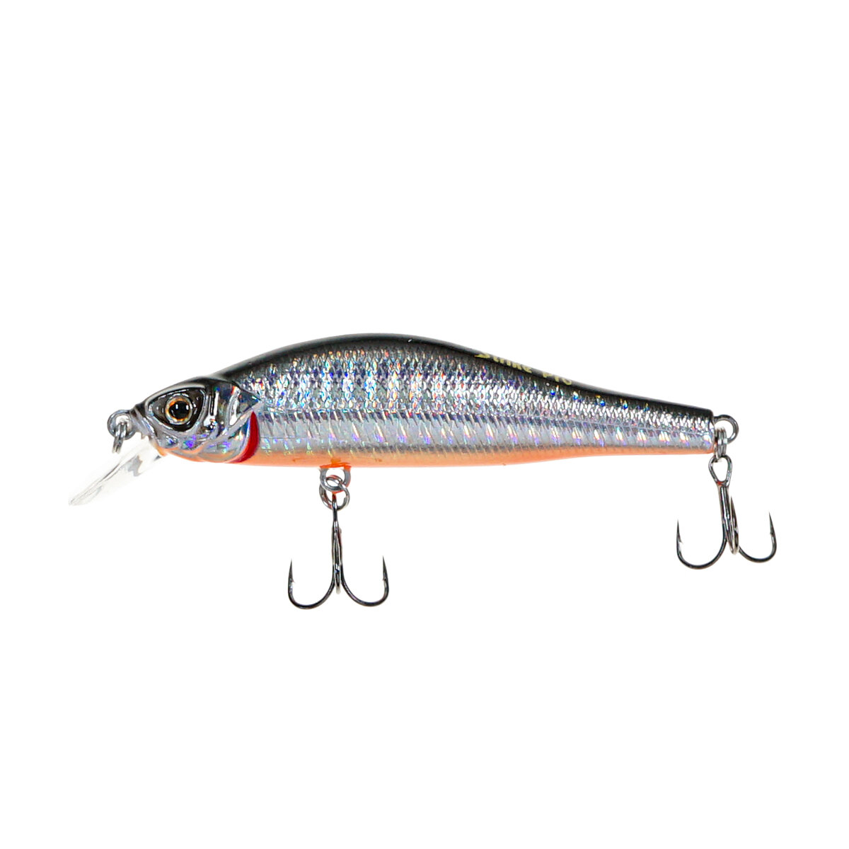 Воблер Strike Pro Archback 80SP нейтральный 80мм 10,3гр 0,5м-1м цвет A70-713 (Black Silver OB) (EG-125A-SP#A70-713)