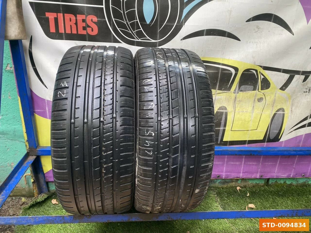 Комплект (2 шт) летних БУ шин Kumho Ecsta KU19 245/45 R18 30% износ 8311681174