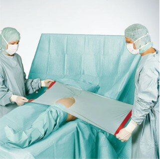 Пленка инцизная Raucodrape (Раукодрейп) 12х17см, стерильная, для операционного поля, 10шт, 25440