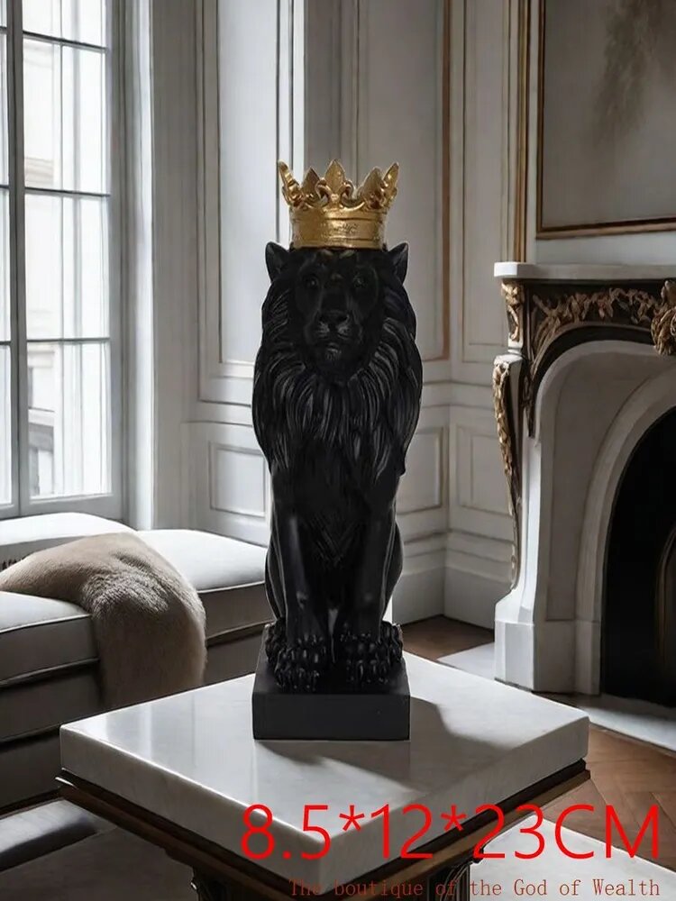 Фигурка декоративная Маленький размер: черный 8.5*12*23CM, высота 23 см, длина 8.5 см