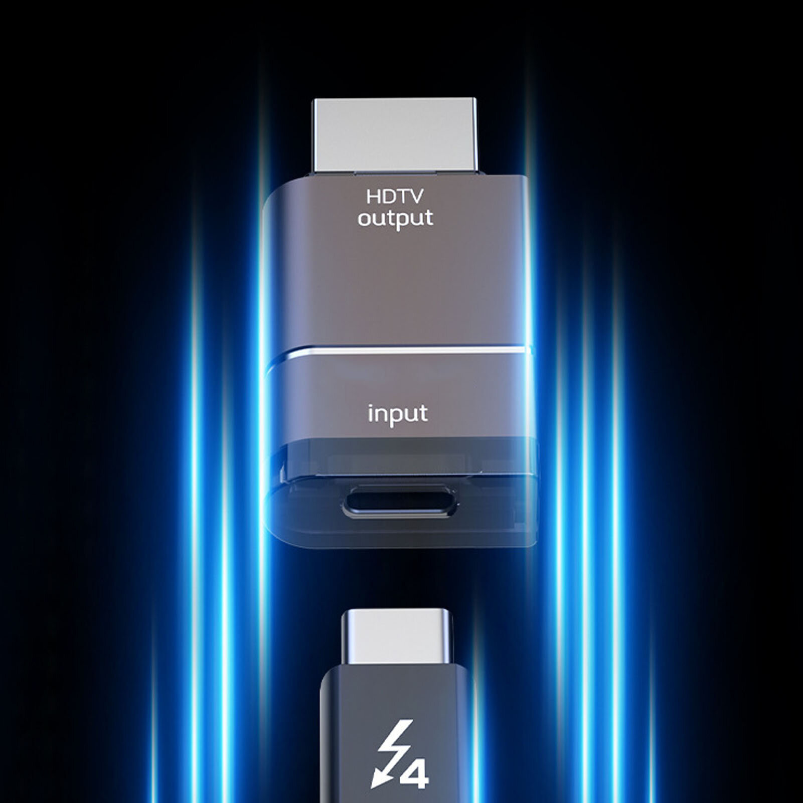 Адаптер USB C Female to HD Multimedia Interface Male, 4K, для MacBook Pro и Air