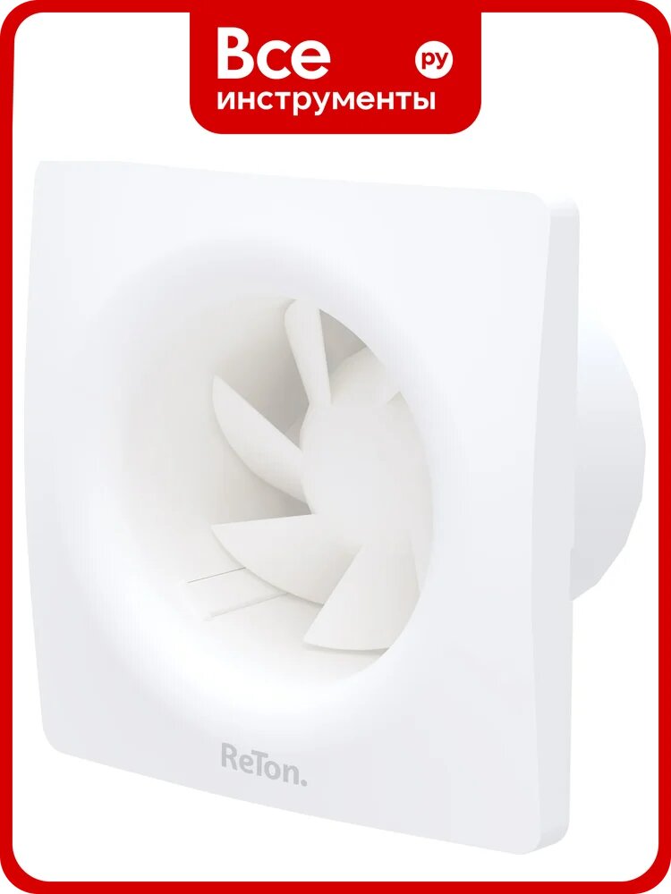 Вытяжной вентилятор RETON Silent-100 В с обратным клапаном 197530