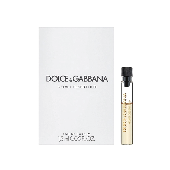 Парфюмерная вода Dolce Gabbana Velvet Desert Oud проба 1.5 / Мини-флакон аромата Дольче Габбана Вельвет Десерт Уд