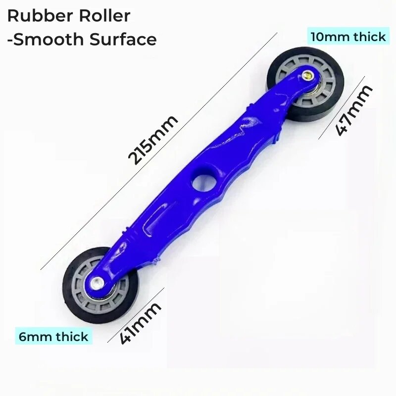 Инструмент для установки светодиодной ленты Rubber Wheel Handle Roller Синий, Rubber Roller