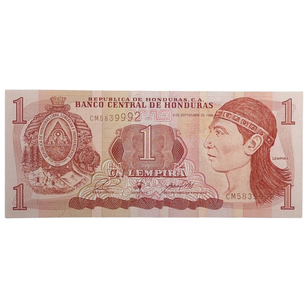 Гондурас 1 лемпира 1998 г. (Серия CM)