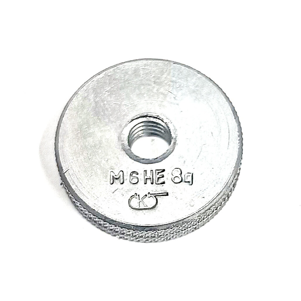 Калибр-кольцо резьбовое М6х1,0 ( НЕ 8g) 8211-1030