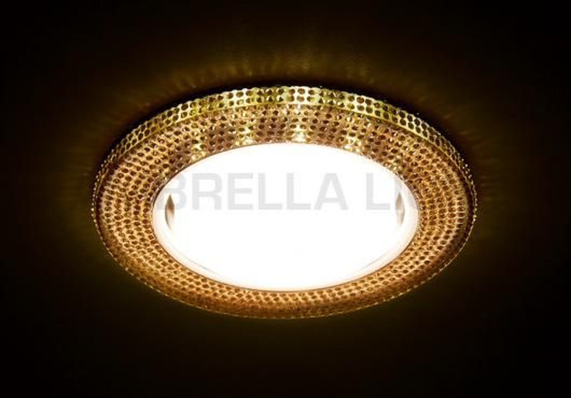 Светильник Ambrella Light G290 BK хром/агат GX53+3W(LED WHITE )