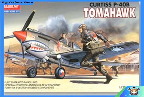Academy AC12456 Сборная модель самолета P-40B 1/72