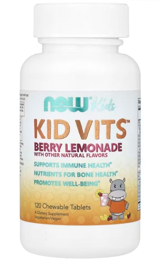 NOW Kid Vits 120 chewables berry blast