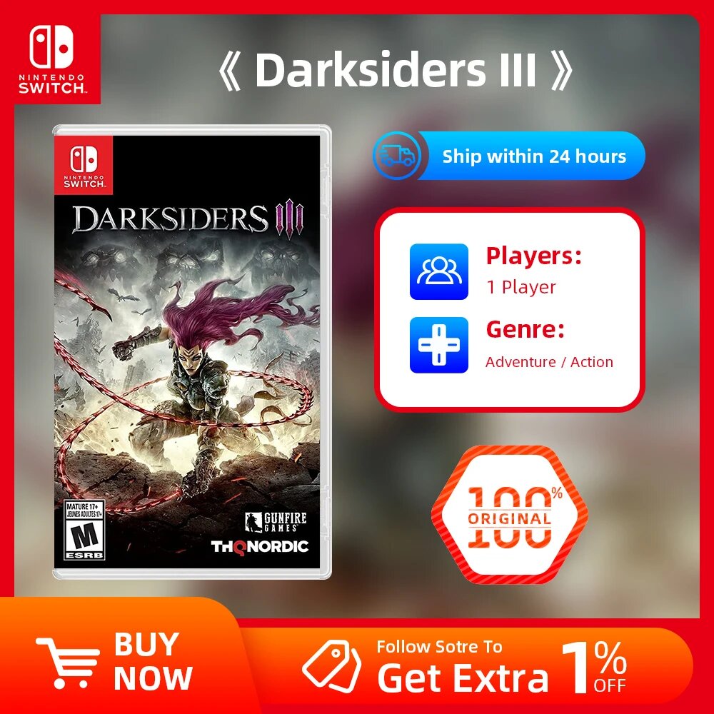 Darksiders 3 для Nintendo Switch — фото 1