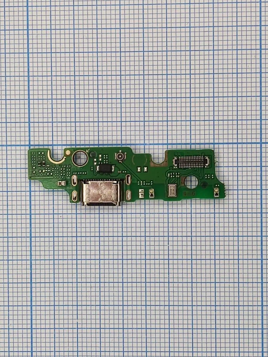 Плата нижняя (шлейф) Tecno Pova Neo 2 с разъемом зарядки и микрофоном