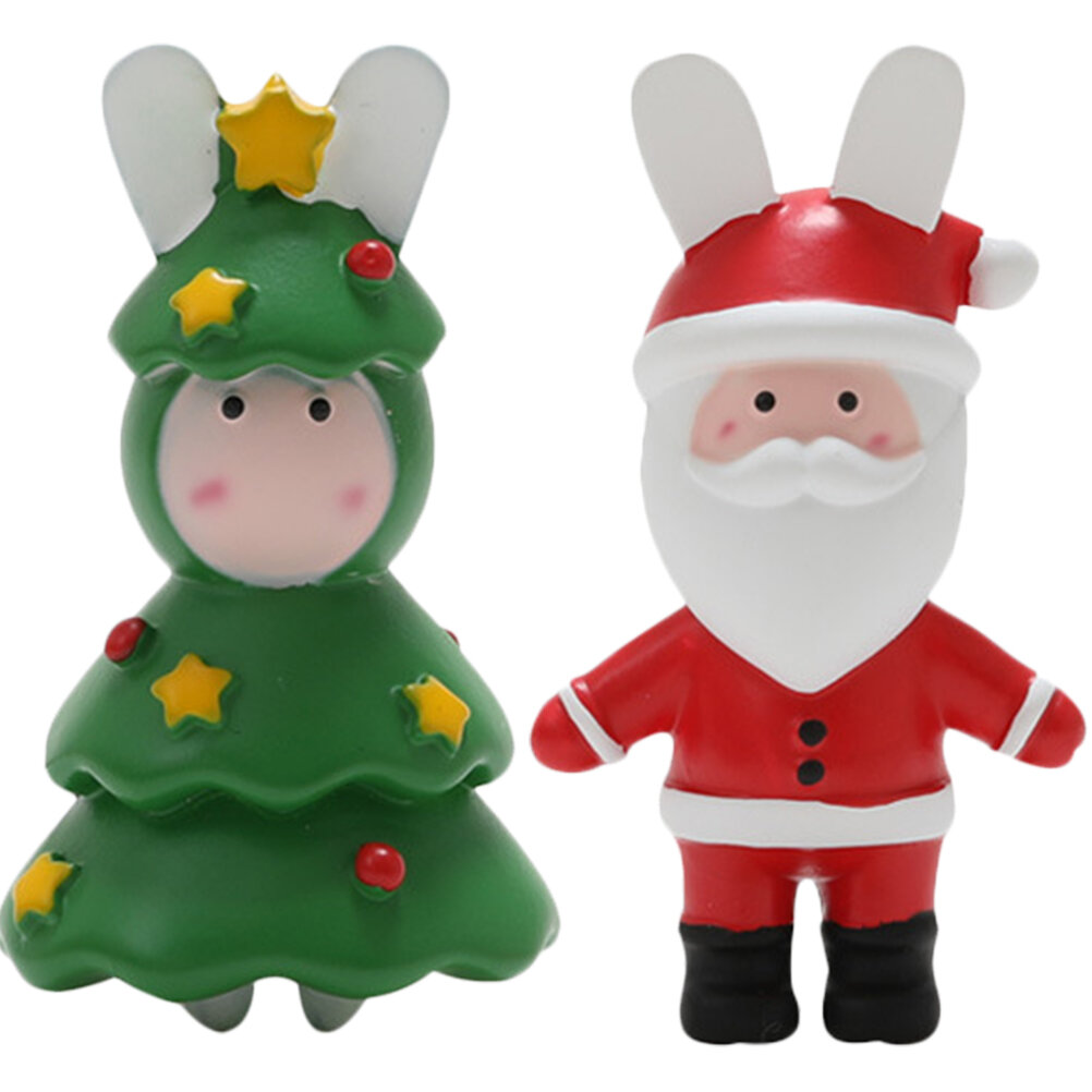 2 Штуки Набор Магнитов Для Холодильника С Christmas Оформлением 5x2.8Cm